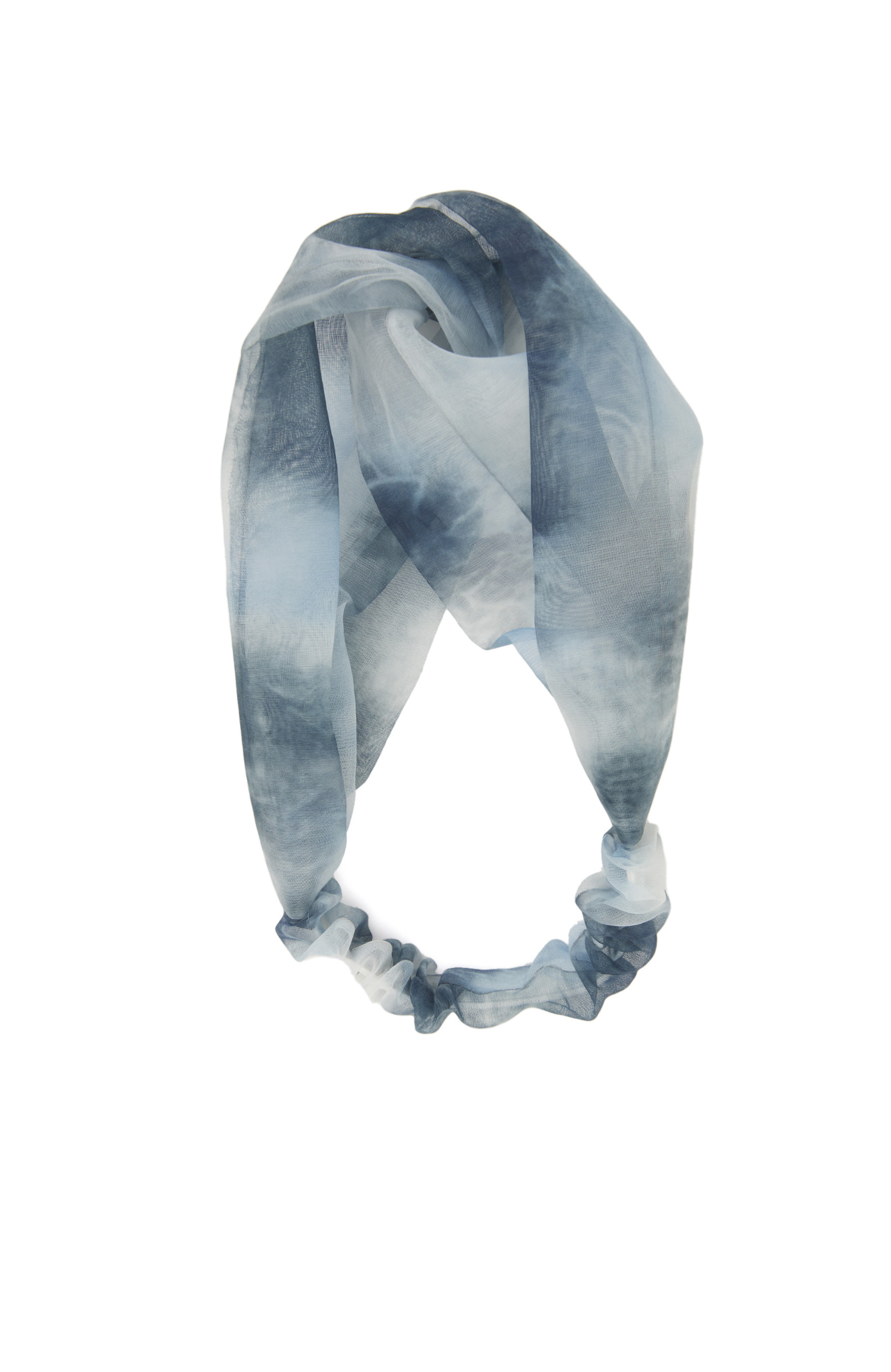 Lacivert Beyaz Kadın Bandana