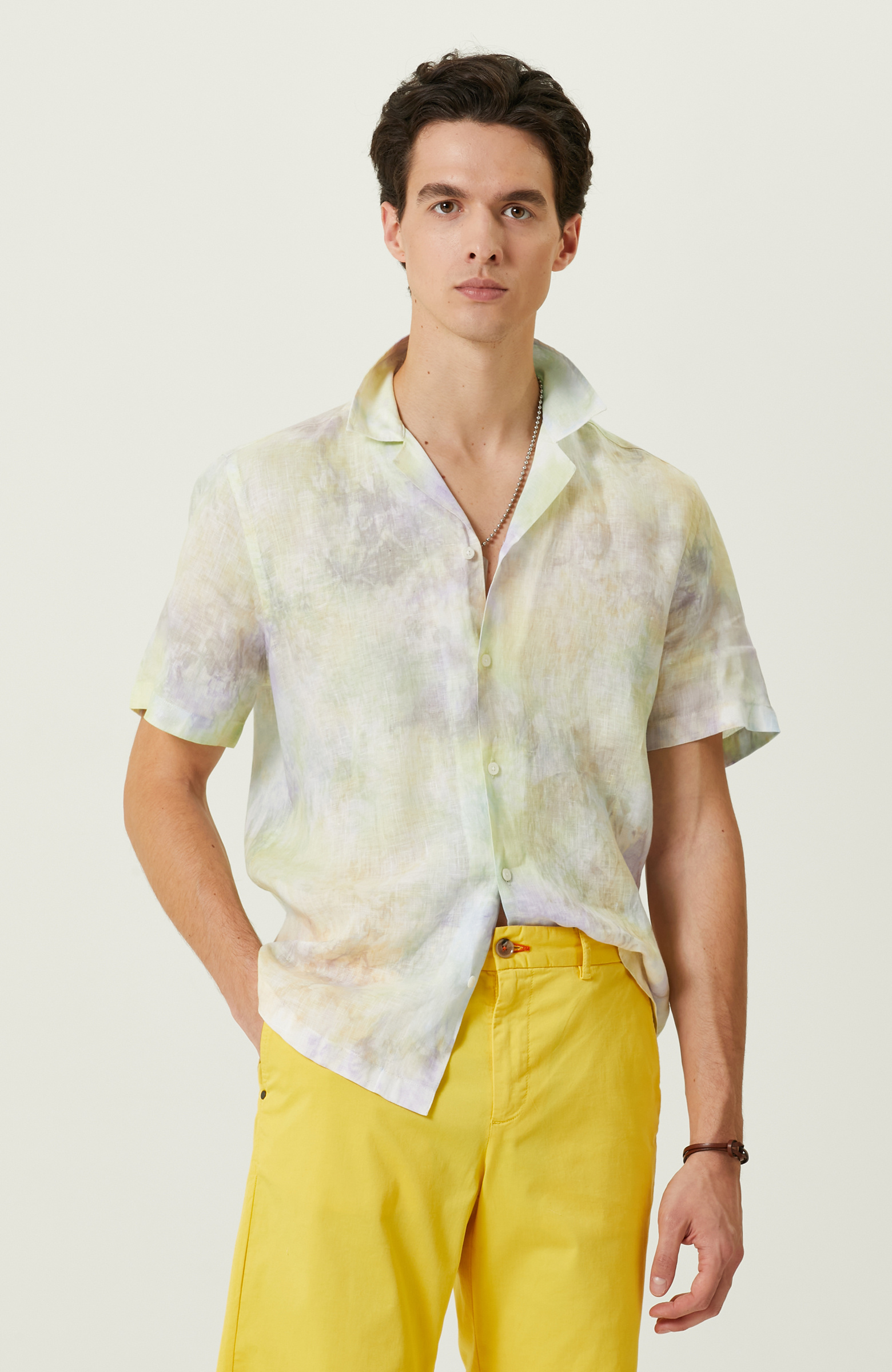 Renkli Batik Gömlek