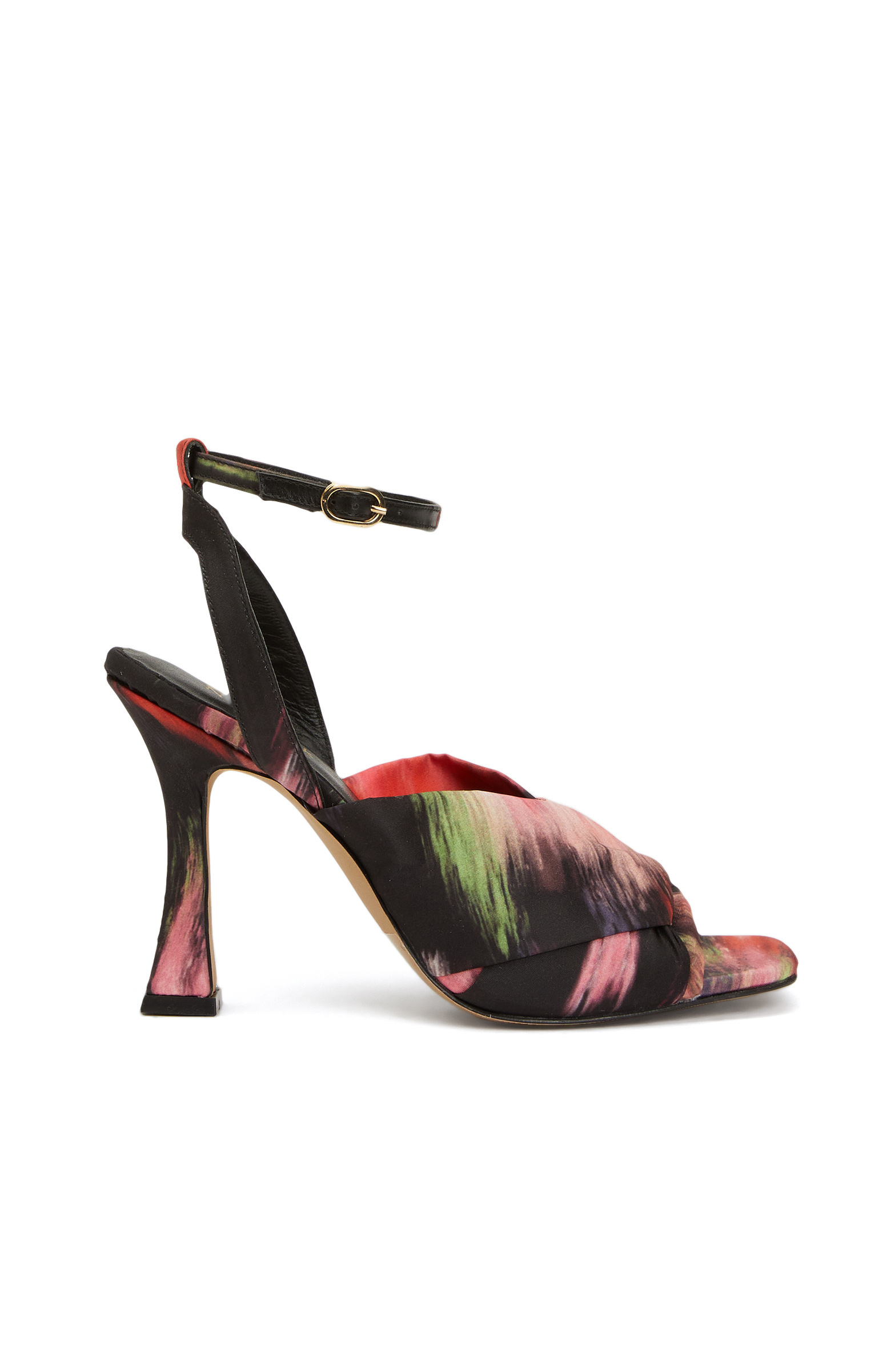 Kırmızı Siyah Kadın Sandalet