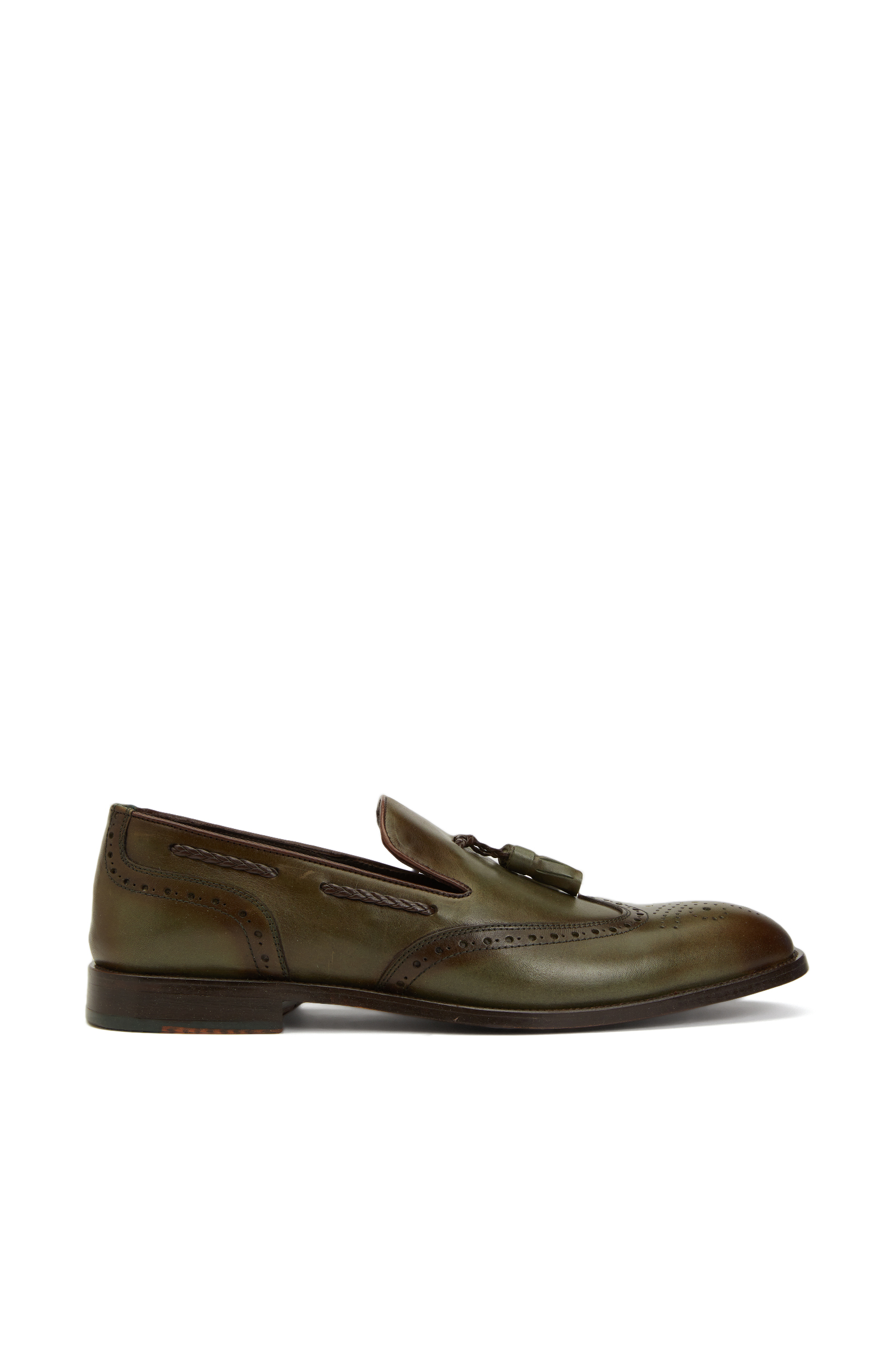 Olive Erkek Deri Loafer Olive Erkek Deri Loafer
