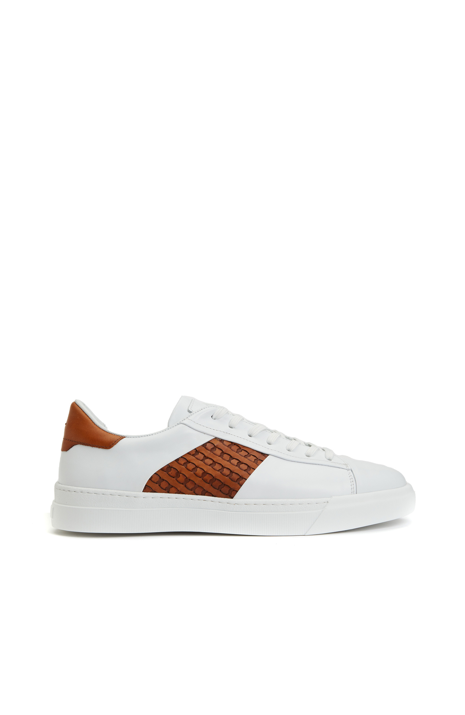 Beyaz Erkek Deri Sneaker