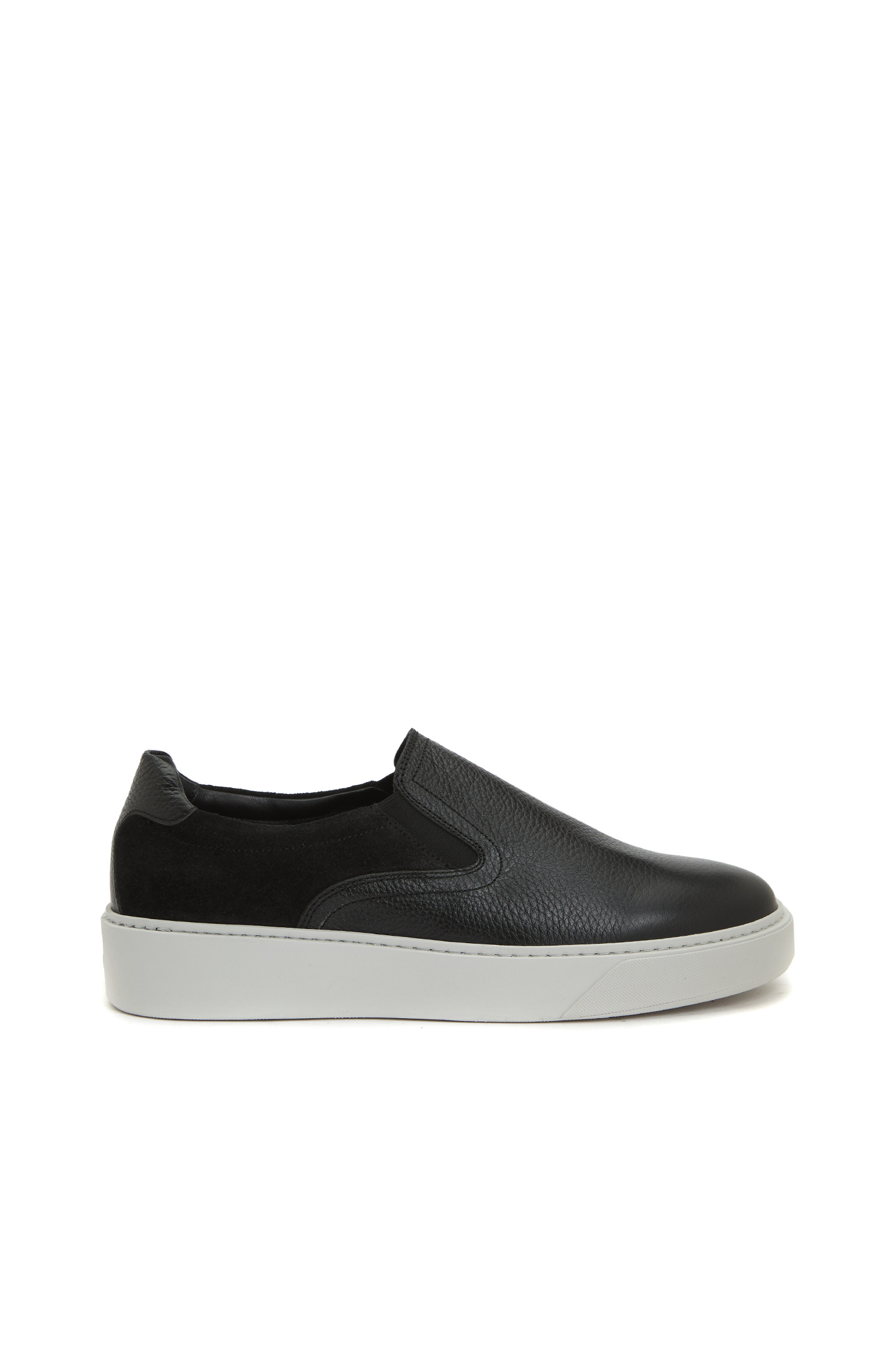 Siyah Kadın Deri Sneaker