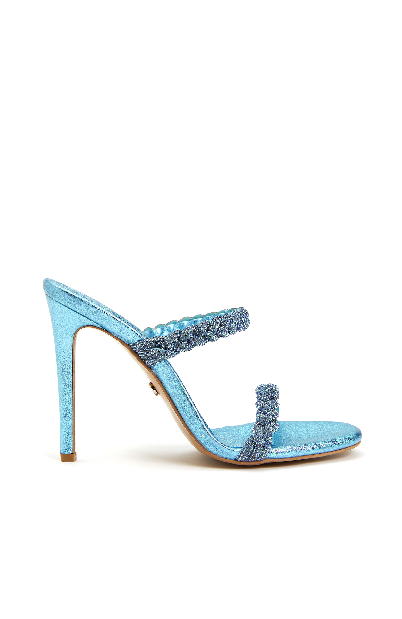 Mavi Kadın Deri Terlik