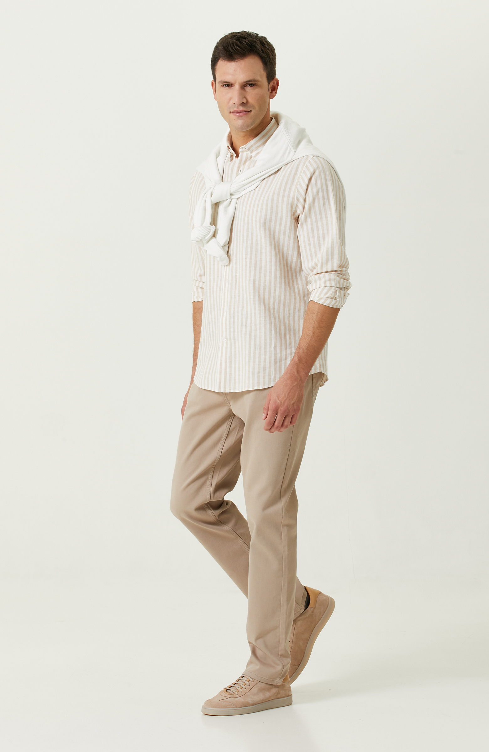 Vizon Dar Paça Casual Pantolon