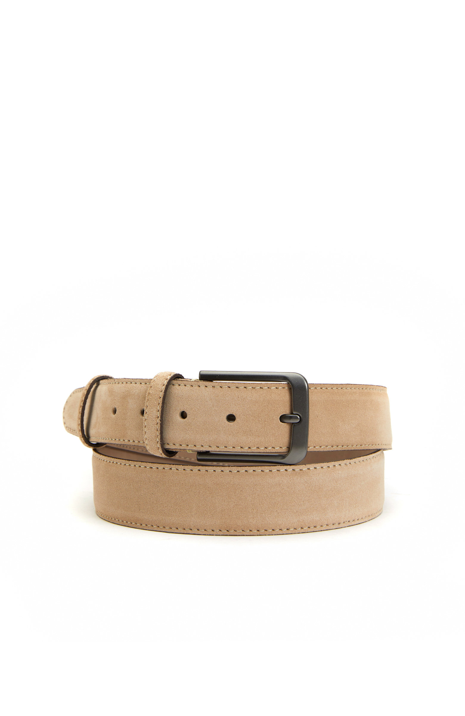 Bej Erkek Süet Kemer