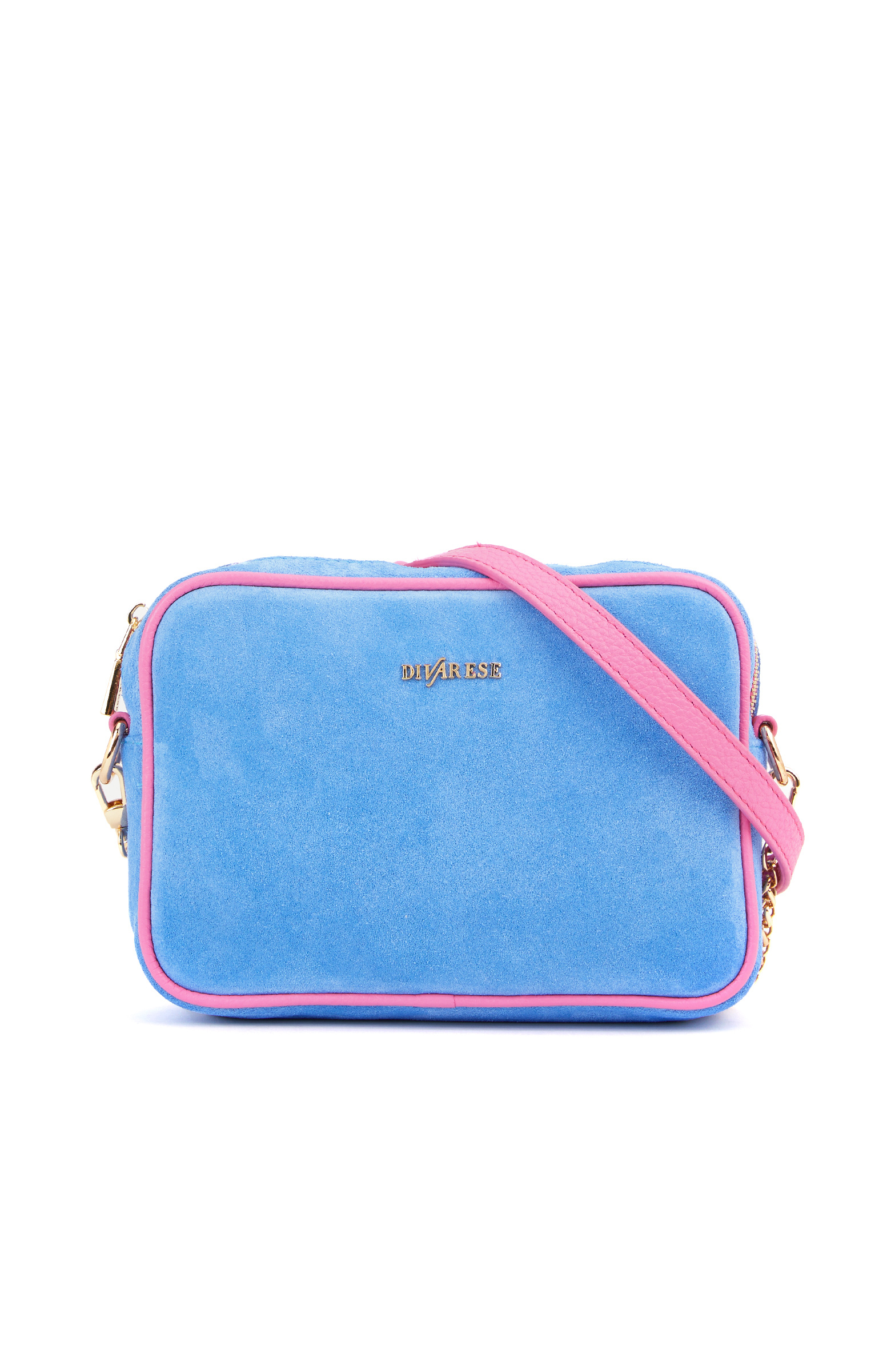 Mavi Kadın Süet Postacı Çantası