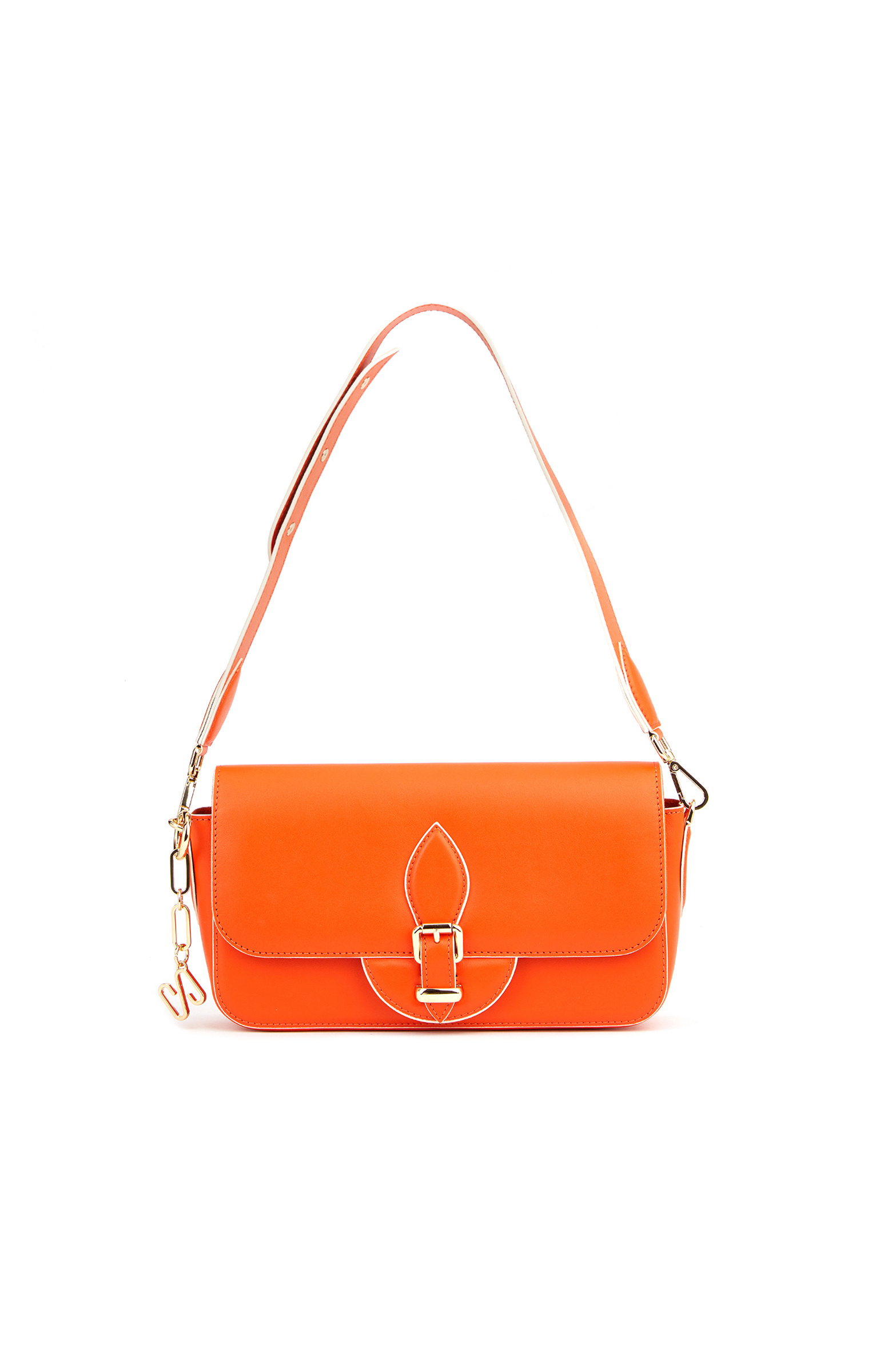 Turuncu Kadın Deri Çanta