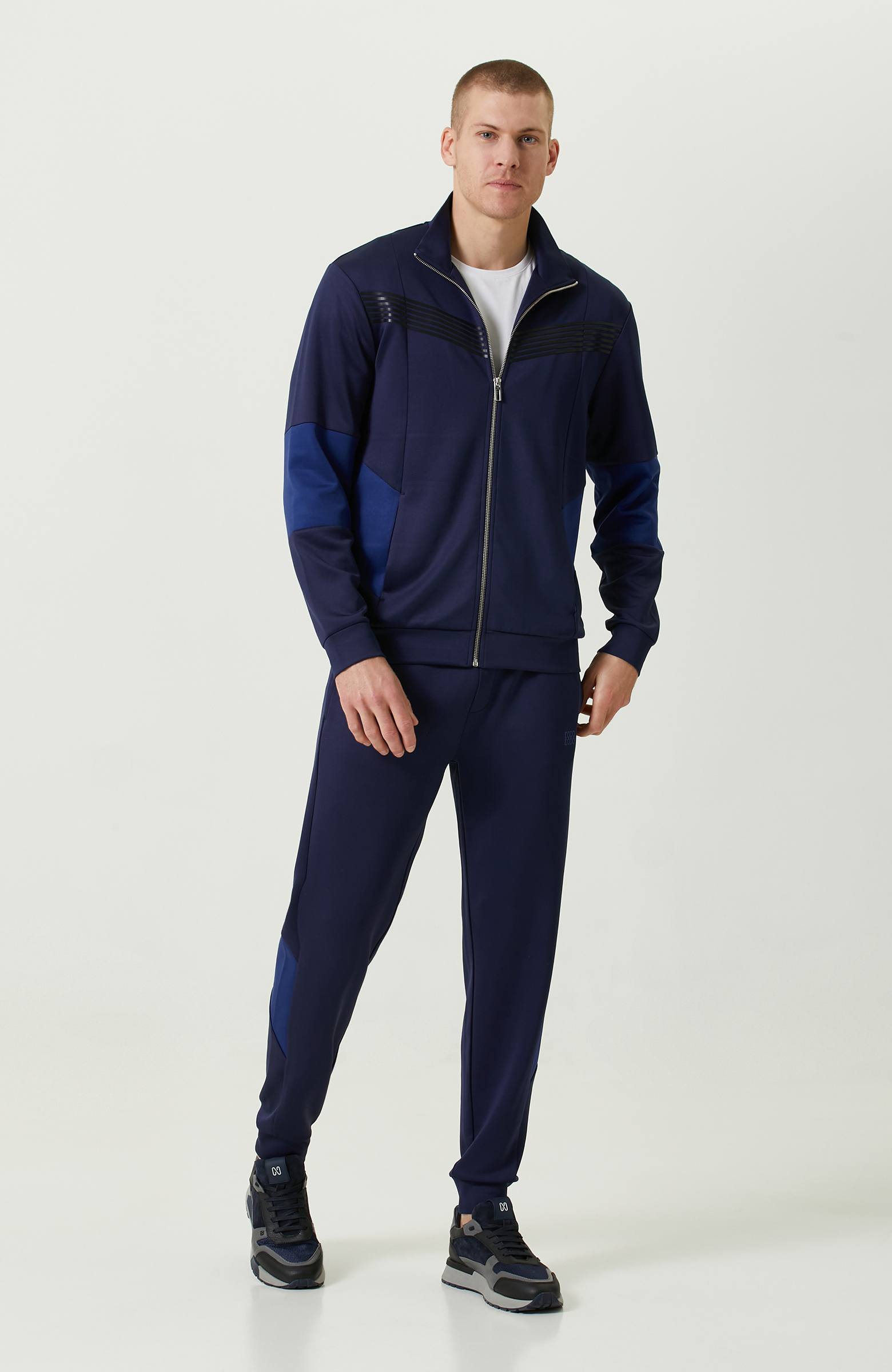 N-Tech Ribanalı Lacivert Eşofman Altı