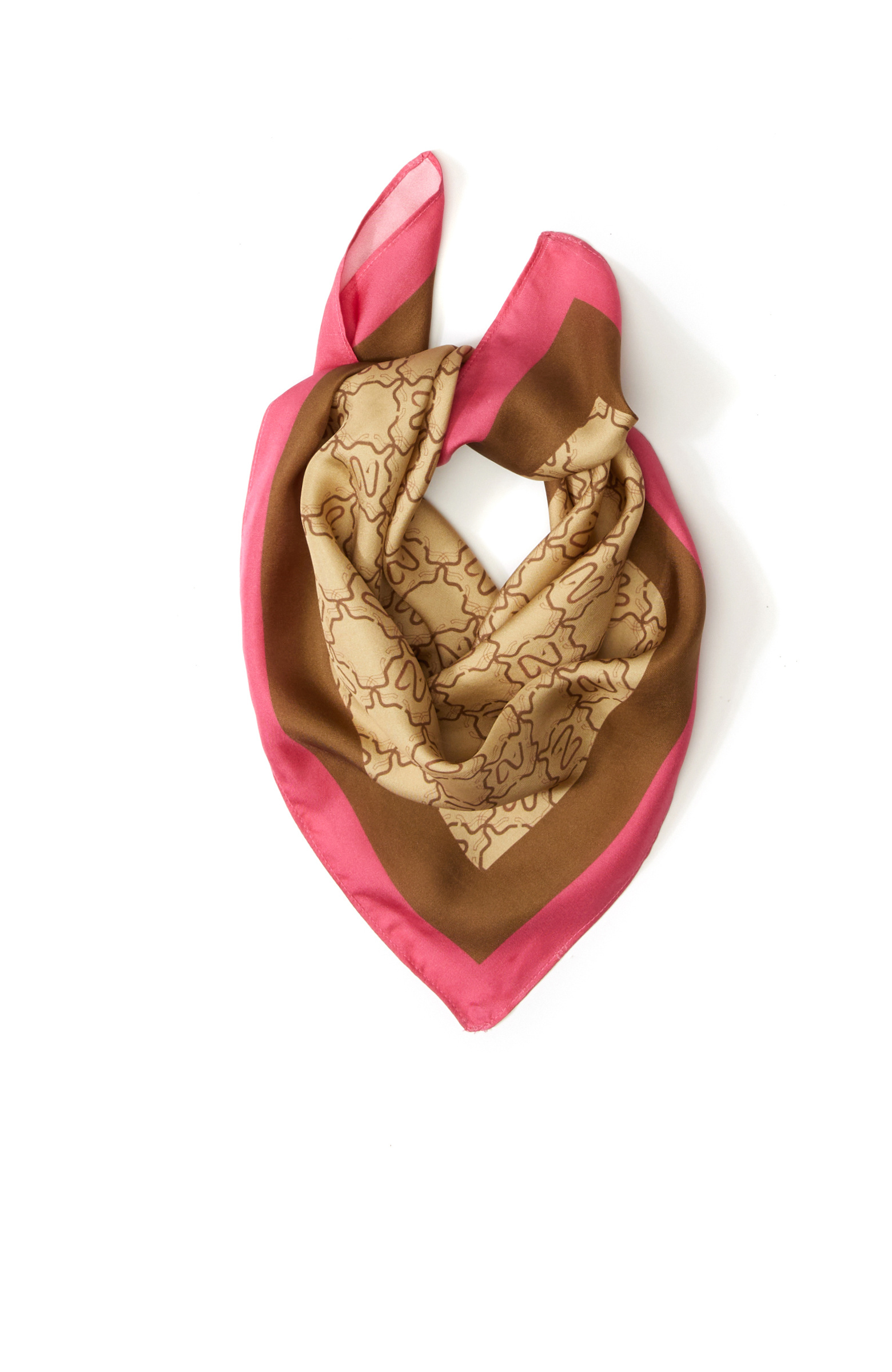 Kahverengi Kadın İpek Fular