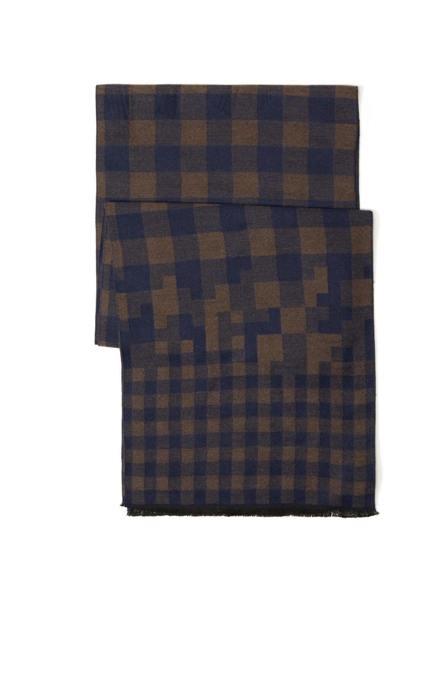 Kahverengi Pötikareli Erkek Atkı