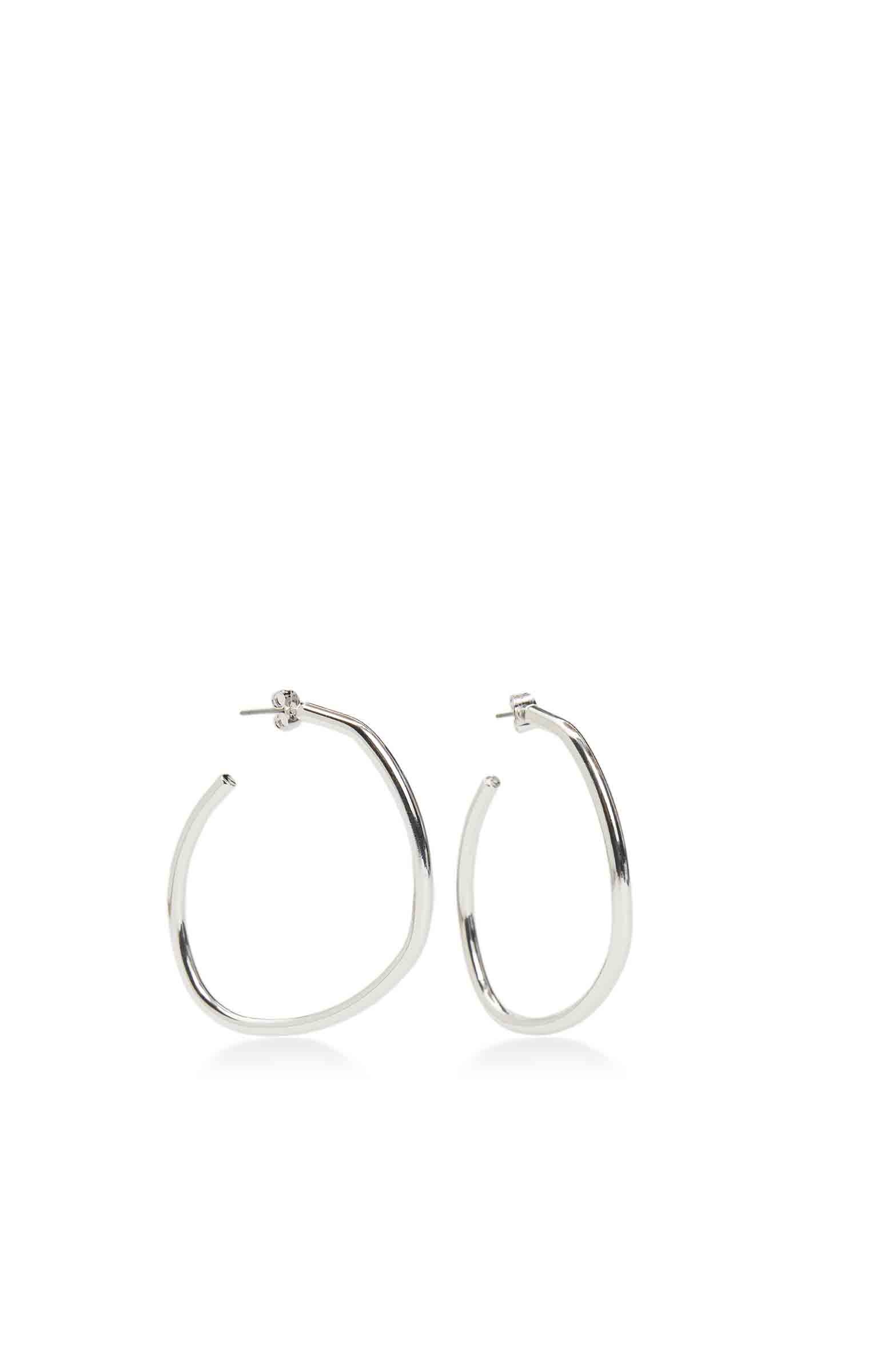 Silver Kadın Halka Küpe