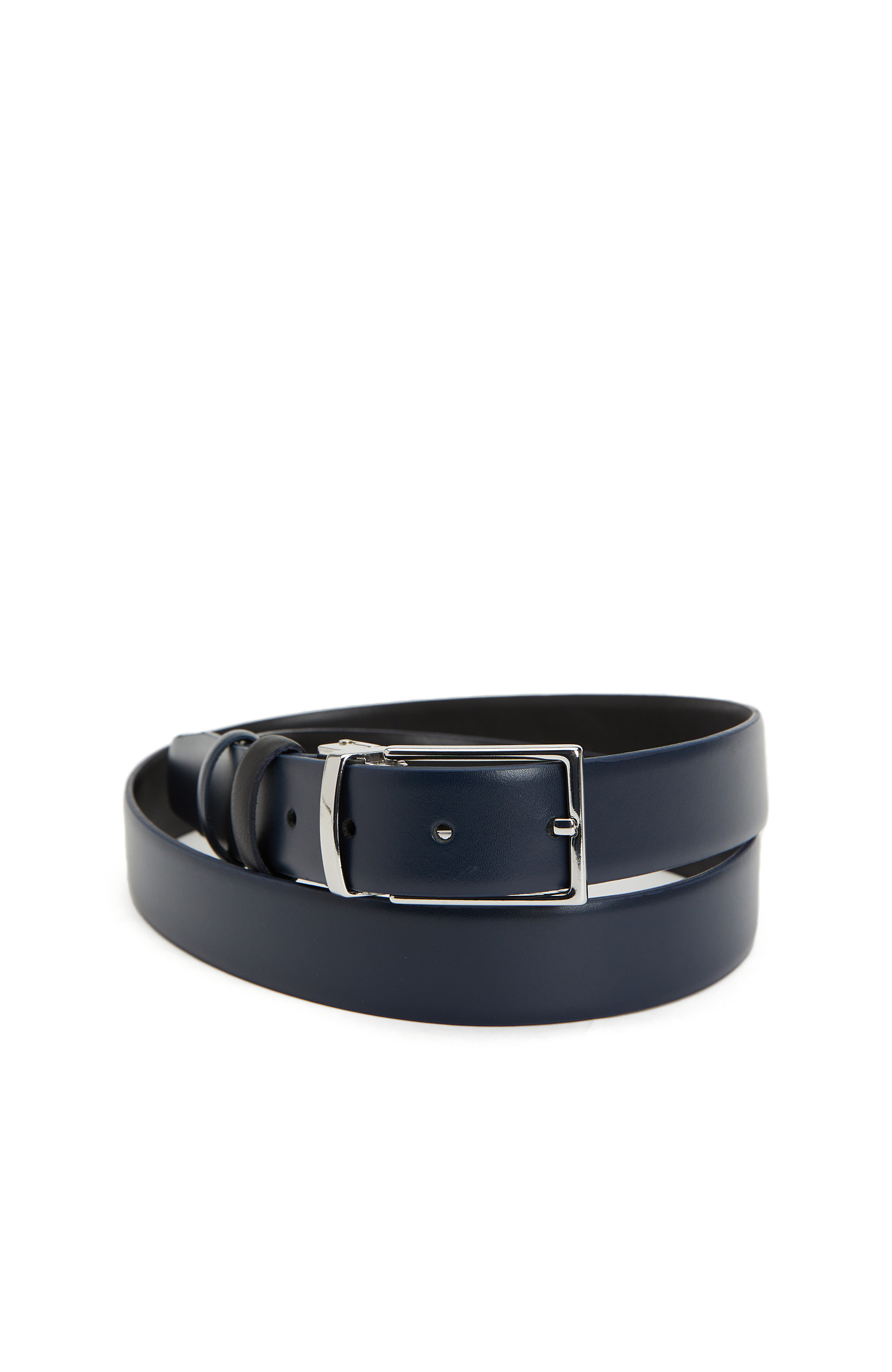 Lacivert Erkek Deri Kemer