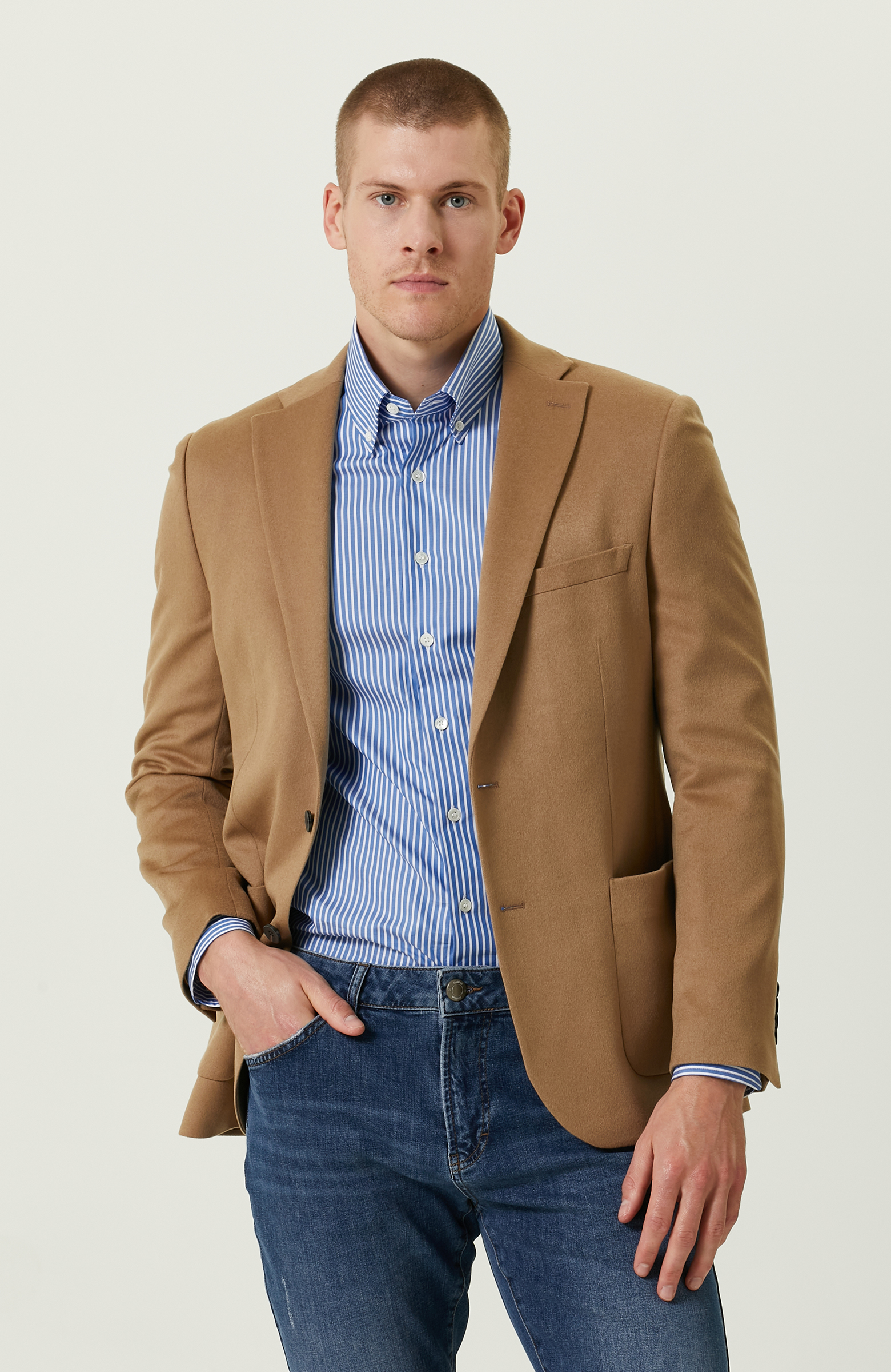 Limited Loro Piana Kaşmir Camel Ceket Limited Loro Piana Kaşmir Camel Ceket