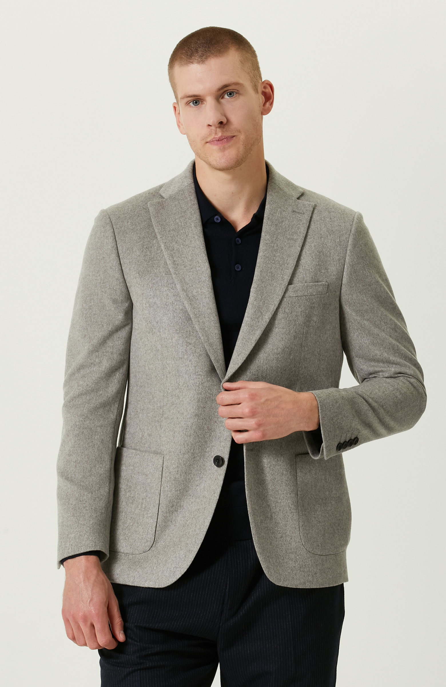 Limited Loro Piana Kaşmir Gri Ceket