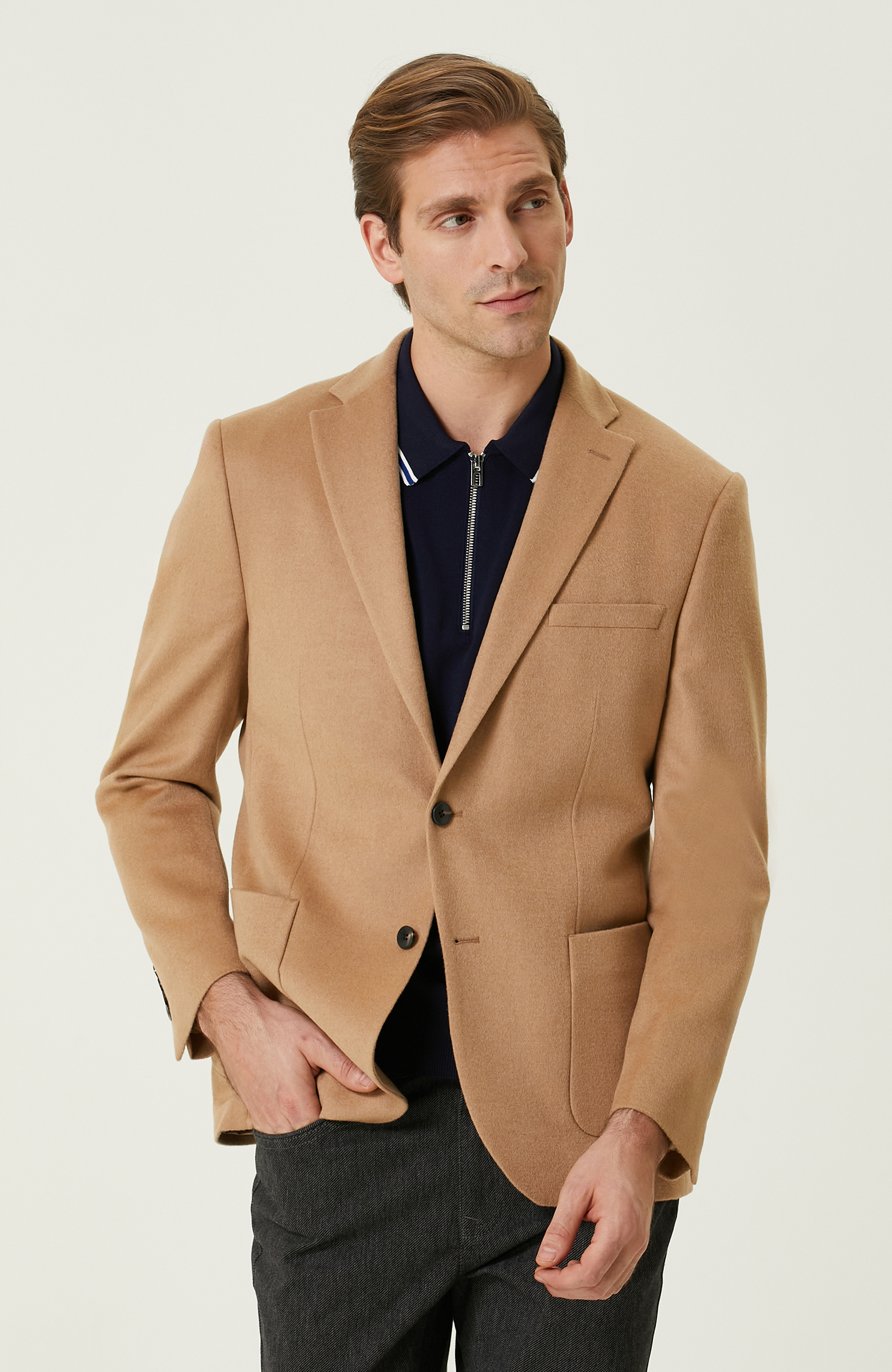Loro Piana Limited Camel Kaşmir Blazer Ceket Loro Piana Limited Camel Kaşmir Blazer Ceket