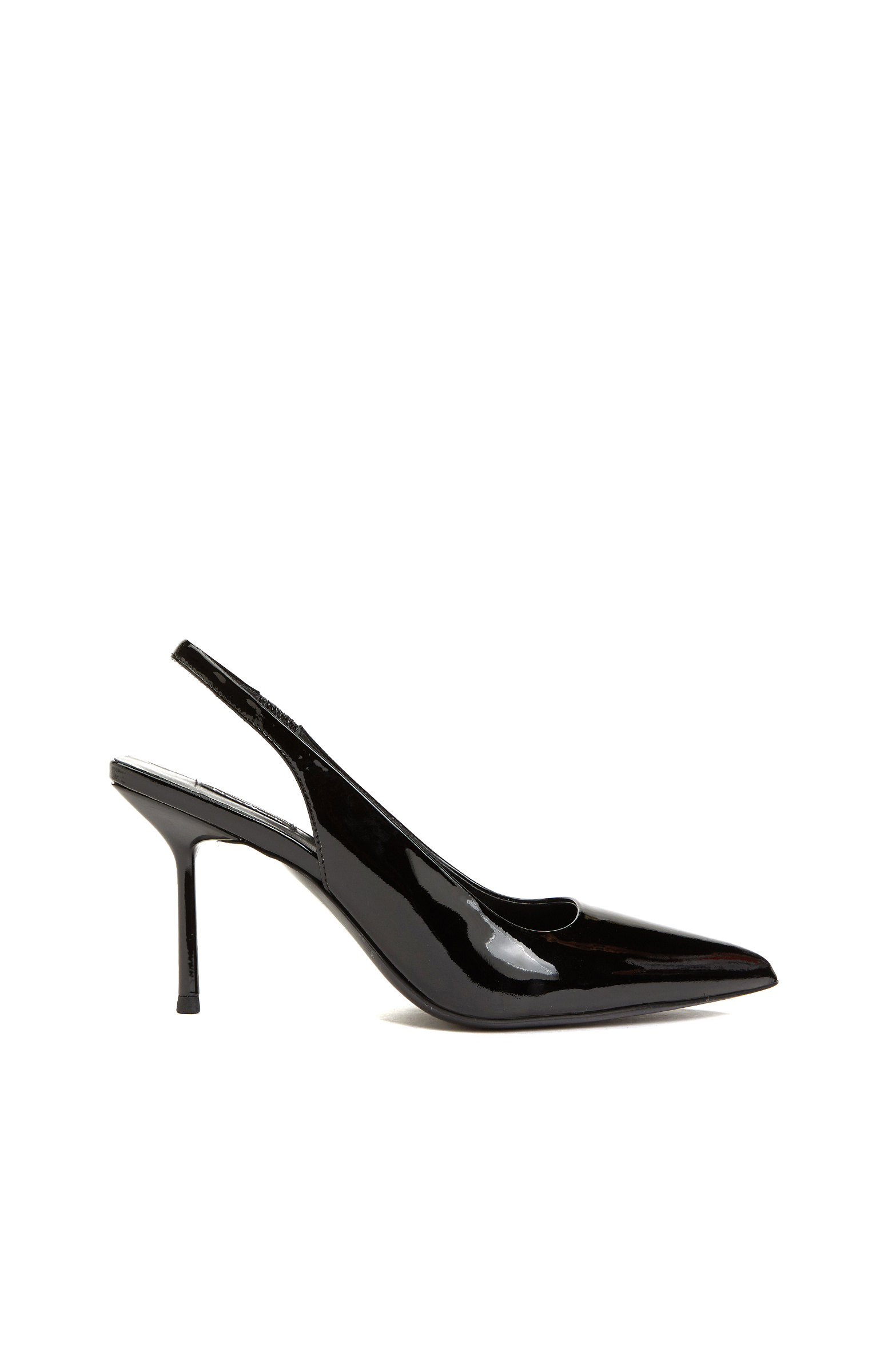 Siyah Kadın Deri Stiletto