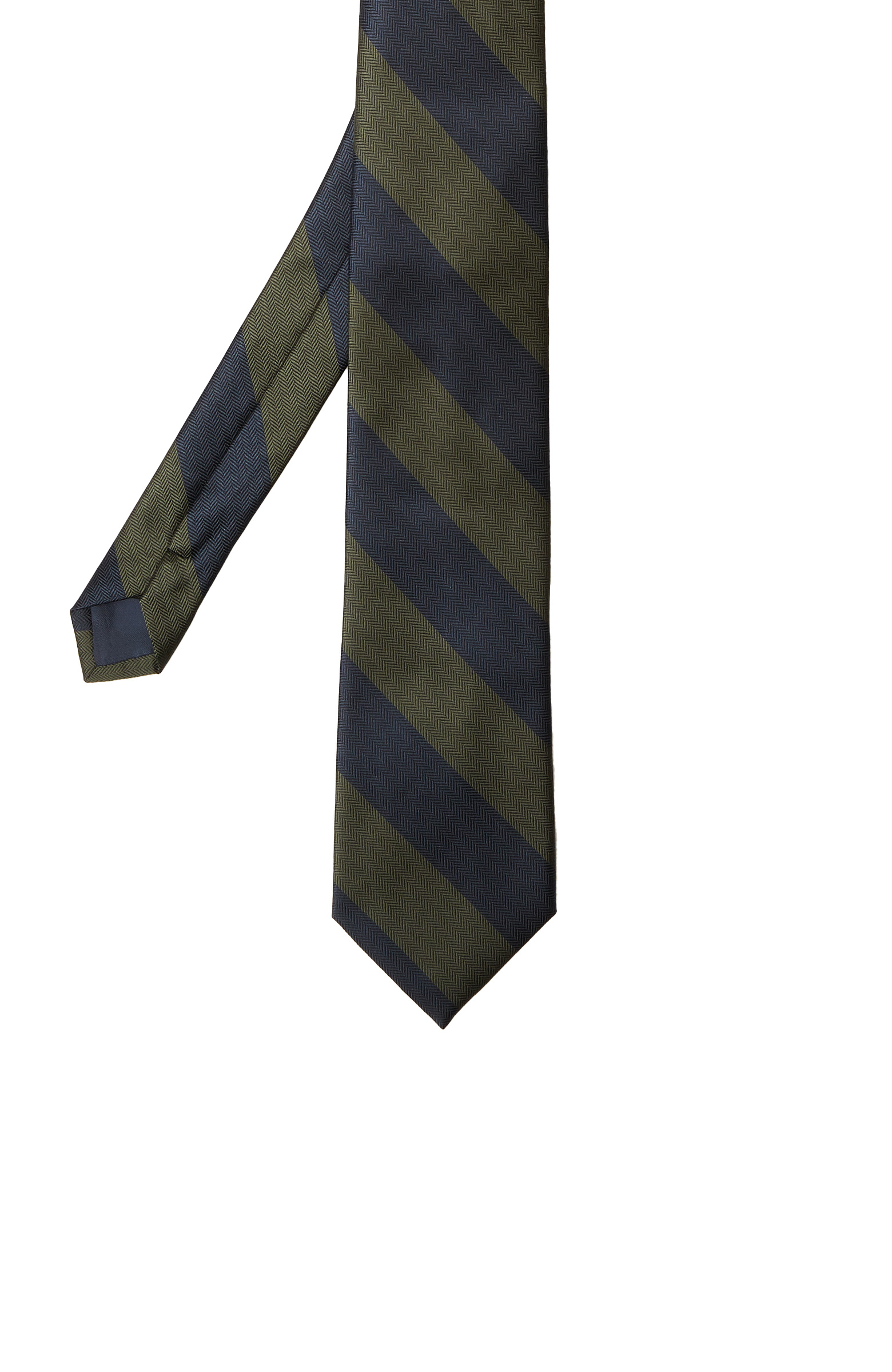 Lacivert Çizgili Kravat