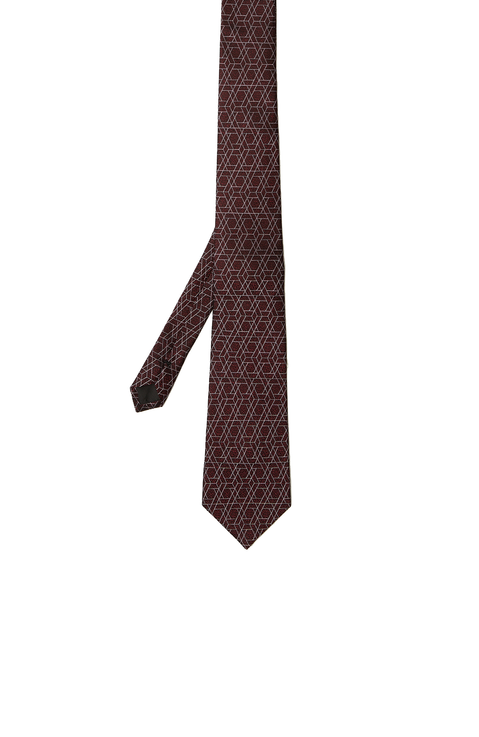 Bordo Desenli Kravat