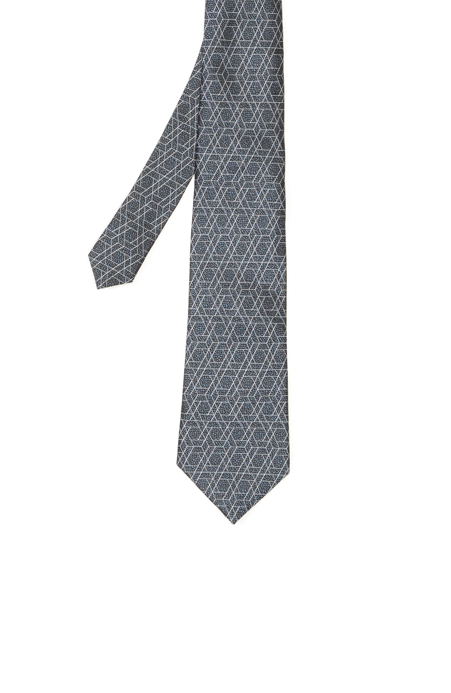 Lacivert Desenli Kravat