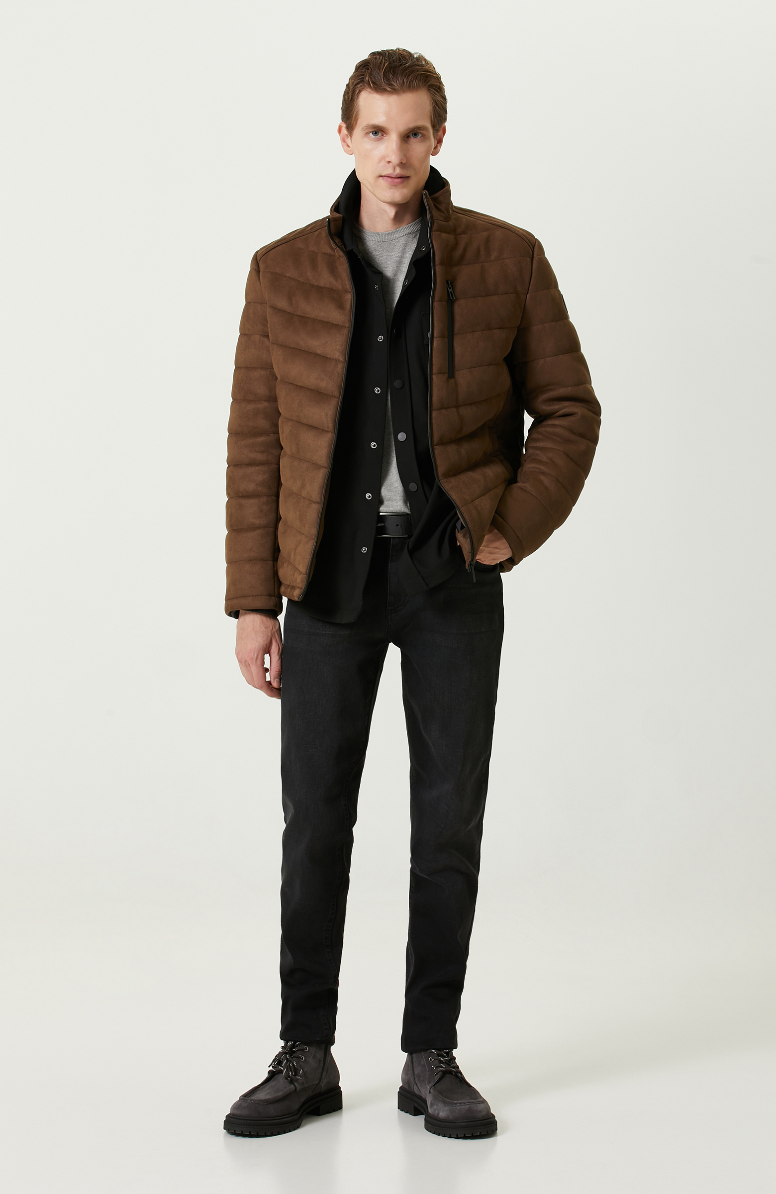 Antrasit 5 Cepli Denim Pantolon