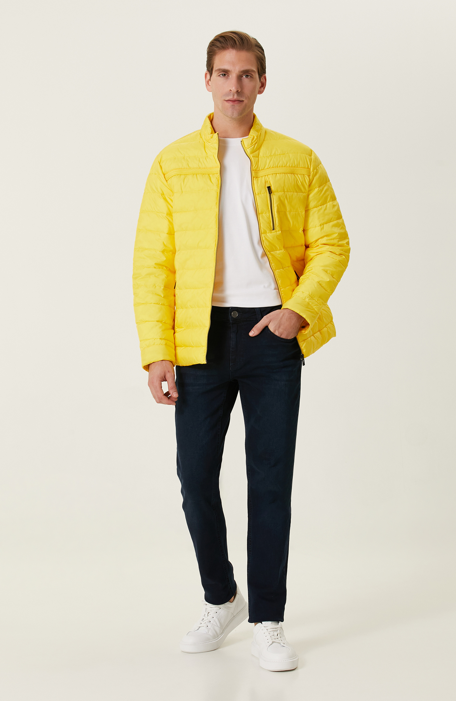 Koyu Lacivert Denim Pantolon