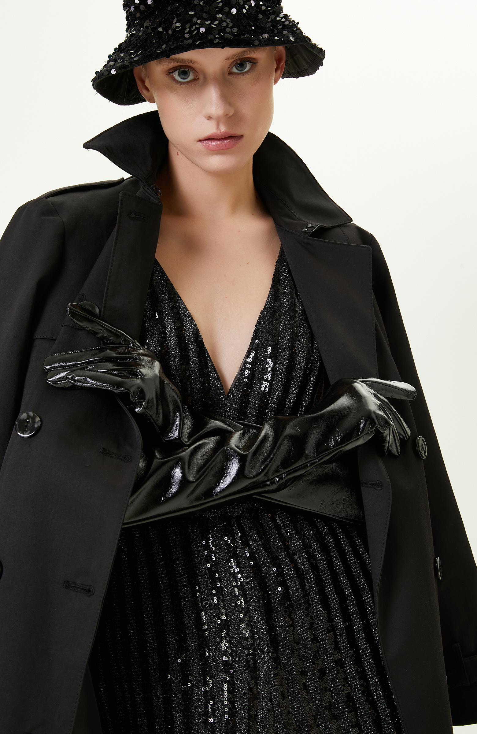 Siyah Kadın Eldiven