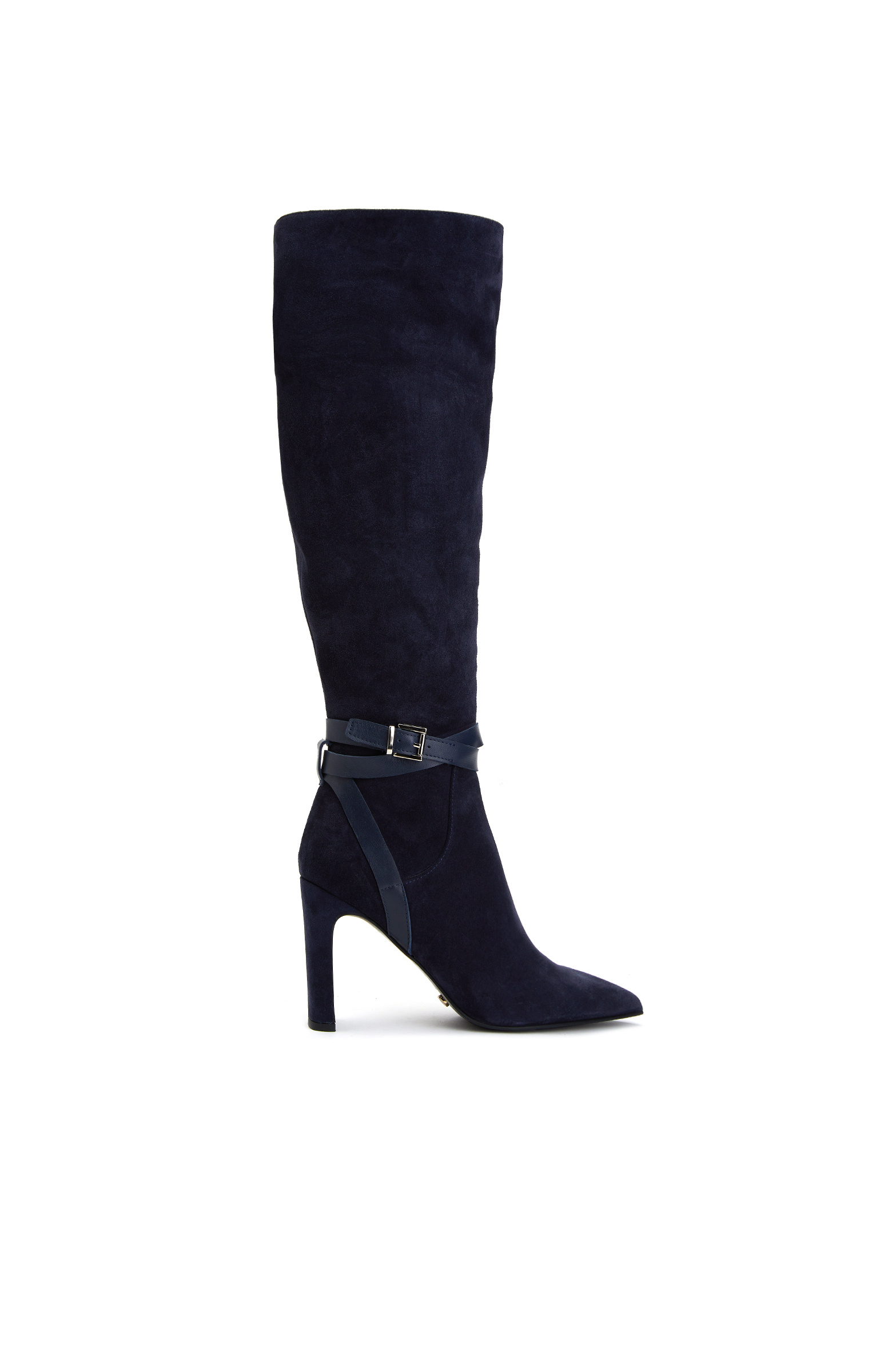 Lacivert Kadın Deri Çizme