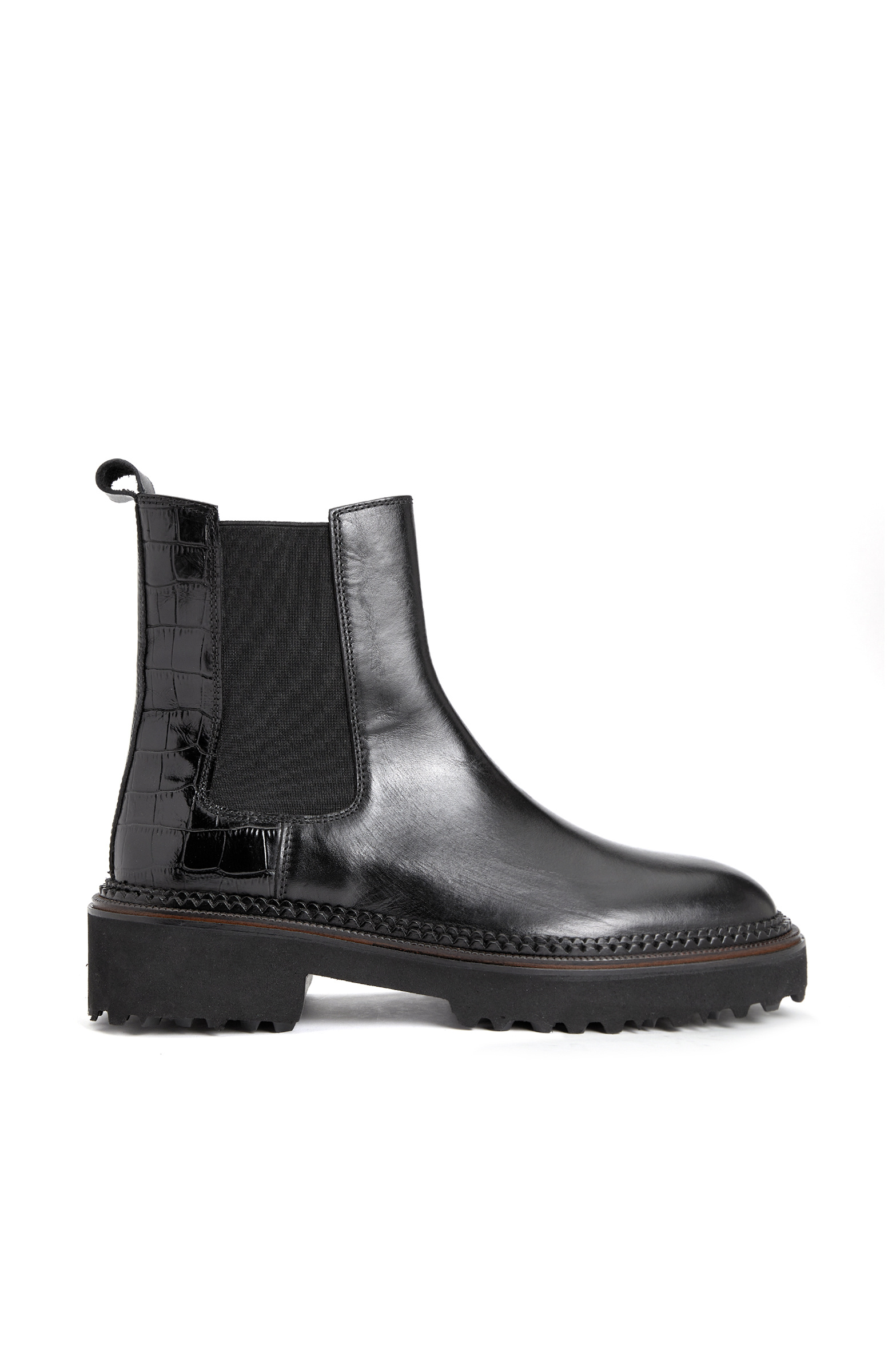 Siyah Kadın Deri Loafer