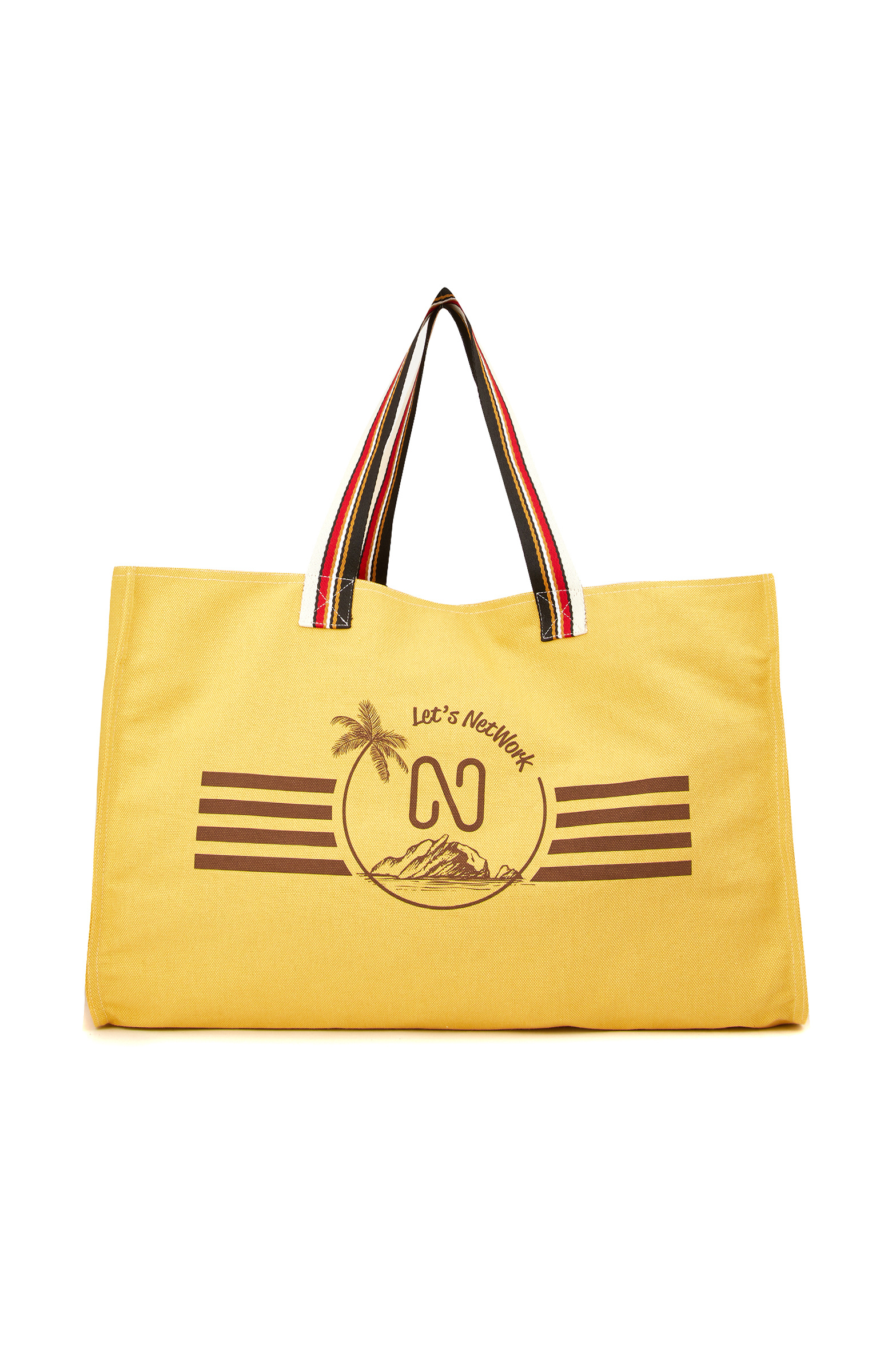 Sarı Kadın Plaj Çantası