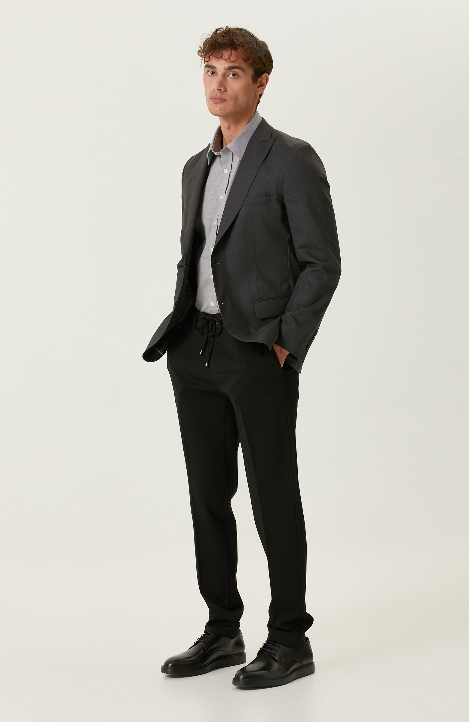 Siyah Örme Pantolon