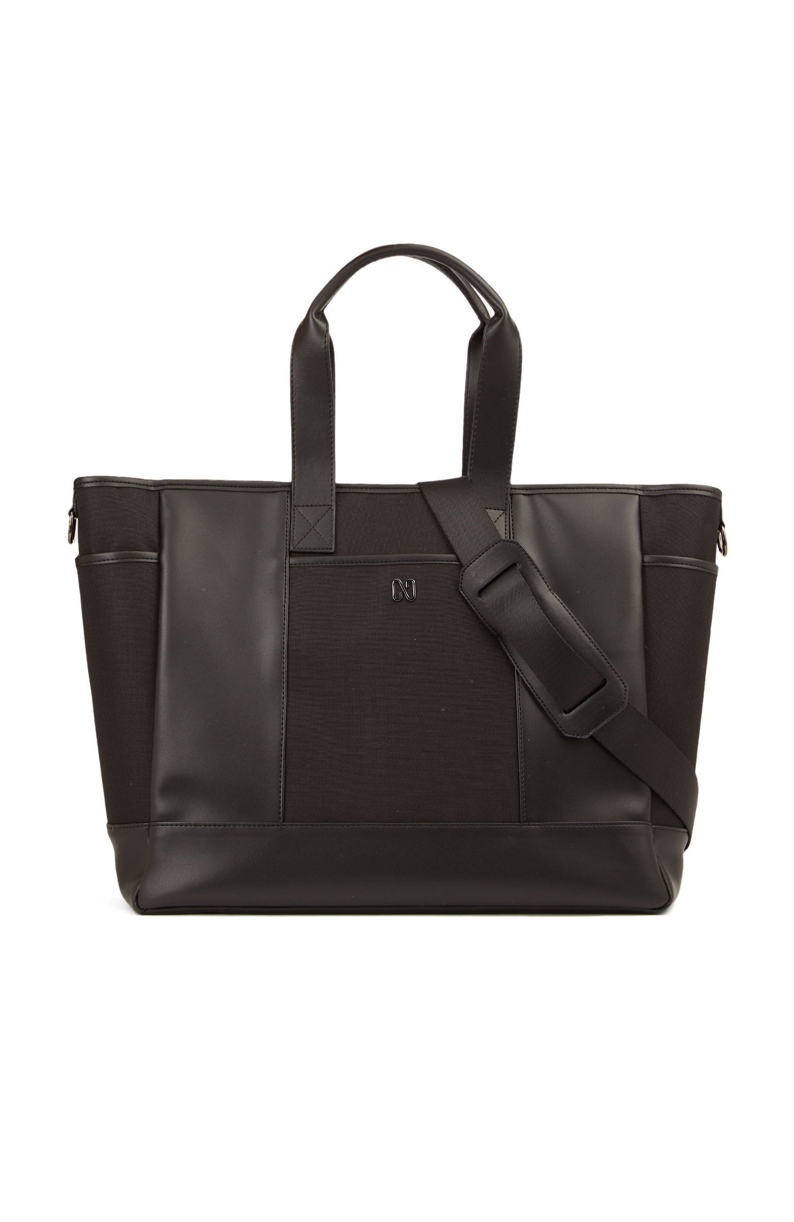 Siyah Logolu Erkek Çanta