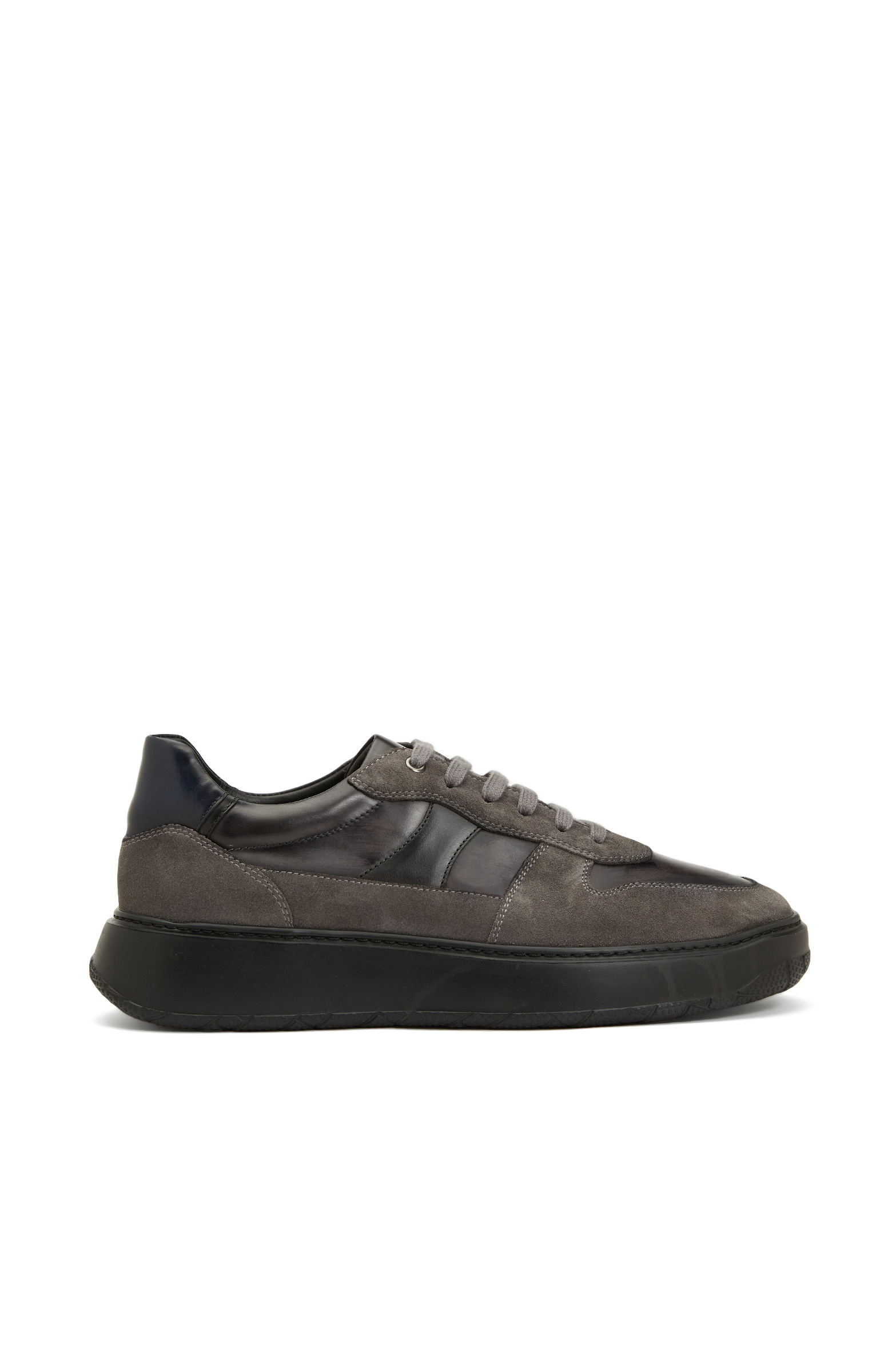 Gri Lacivert Erkek Sneaker