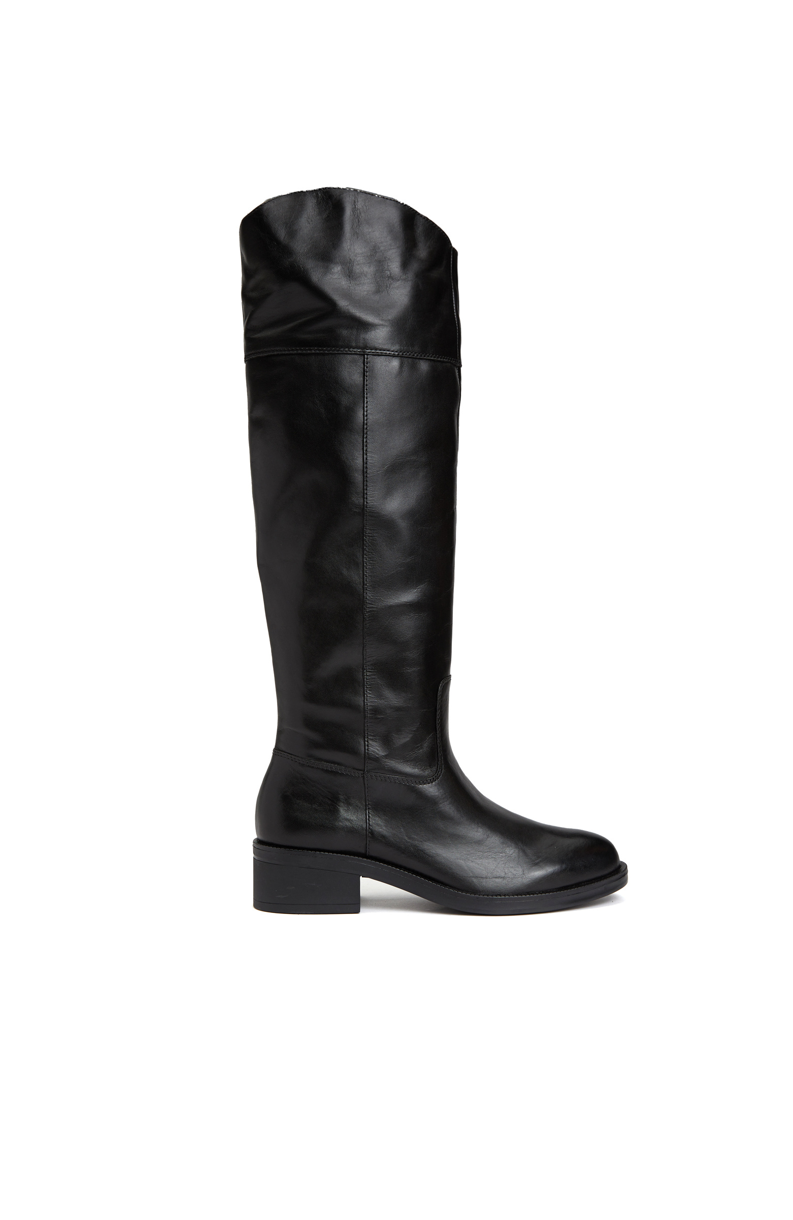 Siyah Kadın Deri Çizme