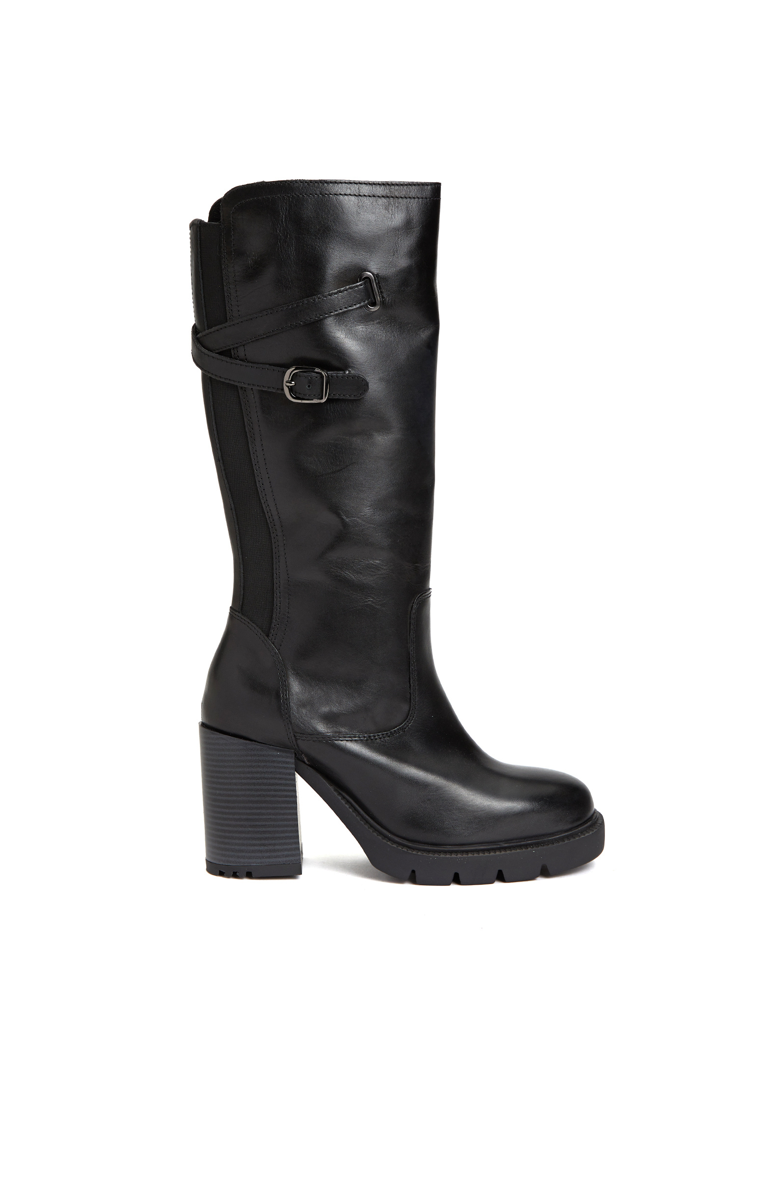 Siyah Kadın Deri Çizme